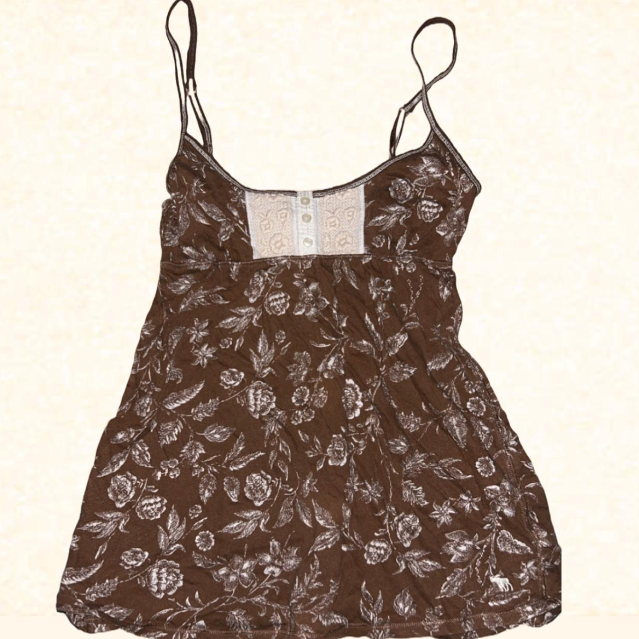 Abercrombie & Fitch babydoll tank top ~ size S ~... - Depop