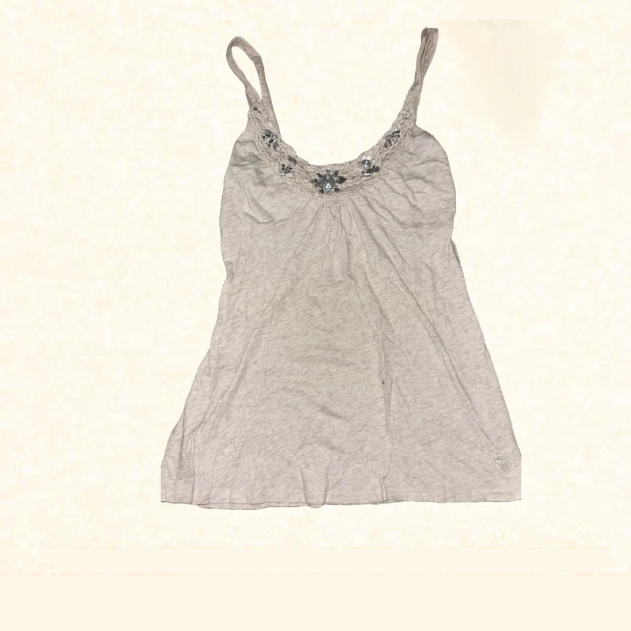Abercrombie & Fitch babydoll tank top ~ size S ~... - Depop