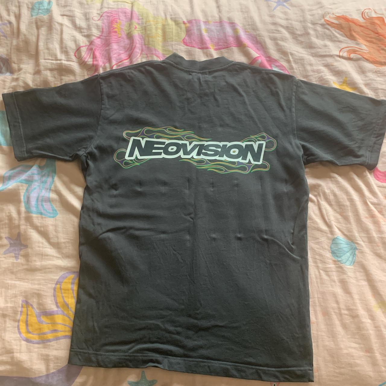 neovision baggy t shirt size small in men’s but... - Depop