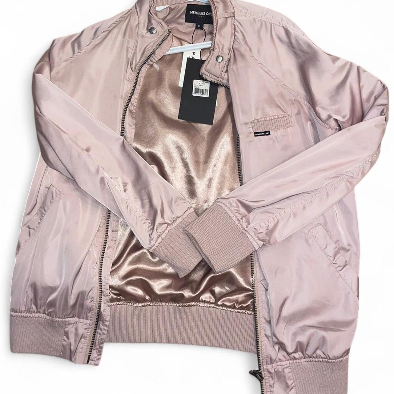 Blush members only bomber jacket Never worn Size... | Depop