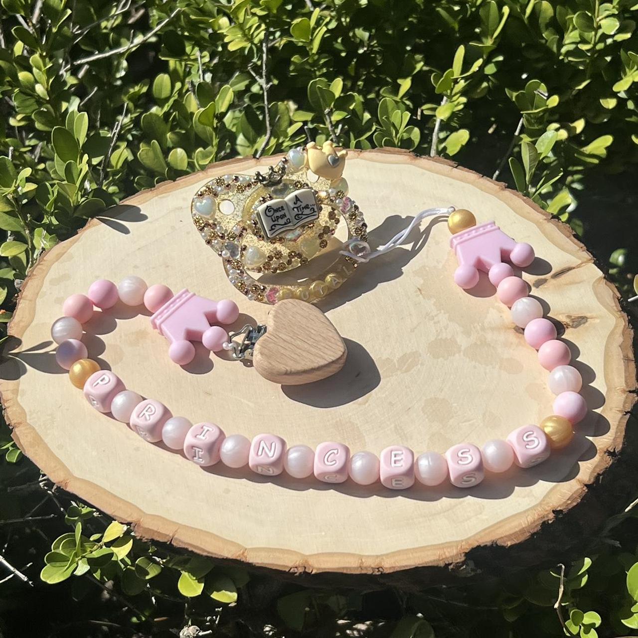 Princess XL Paci Clip (First clip made, so slightly... - Depop