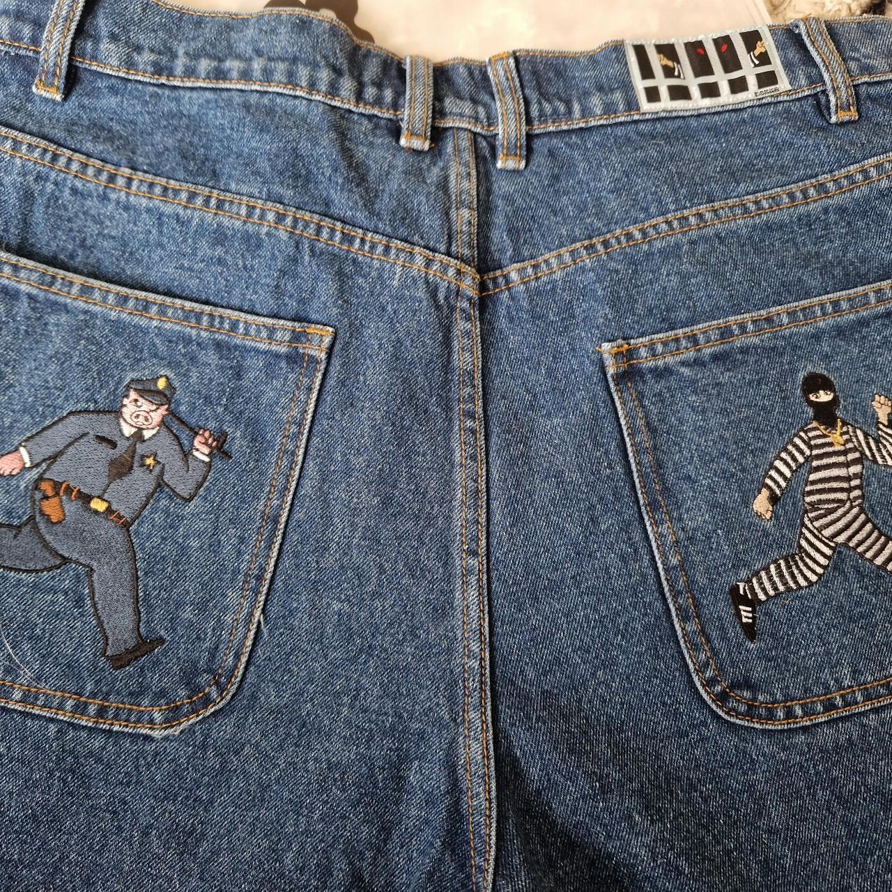 Brand New drop POSER JORTS Cops 'n' Robbers RARE... | Depop