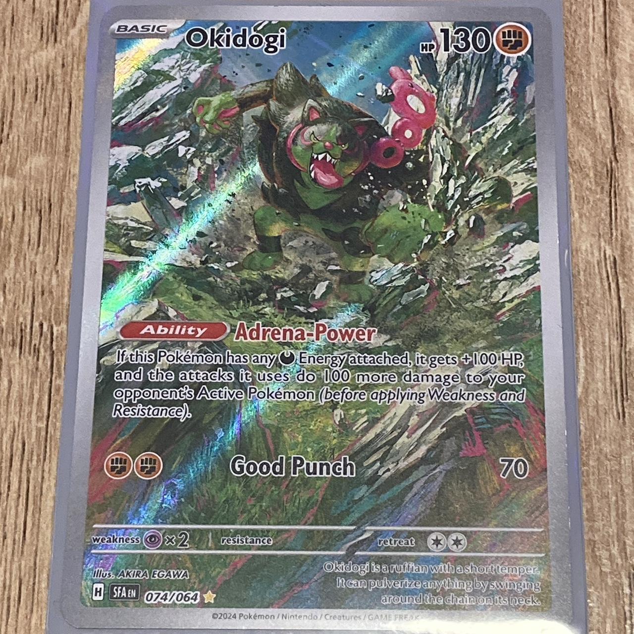 Okidogi full art pokemon card READ SHOP... - Depop