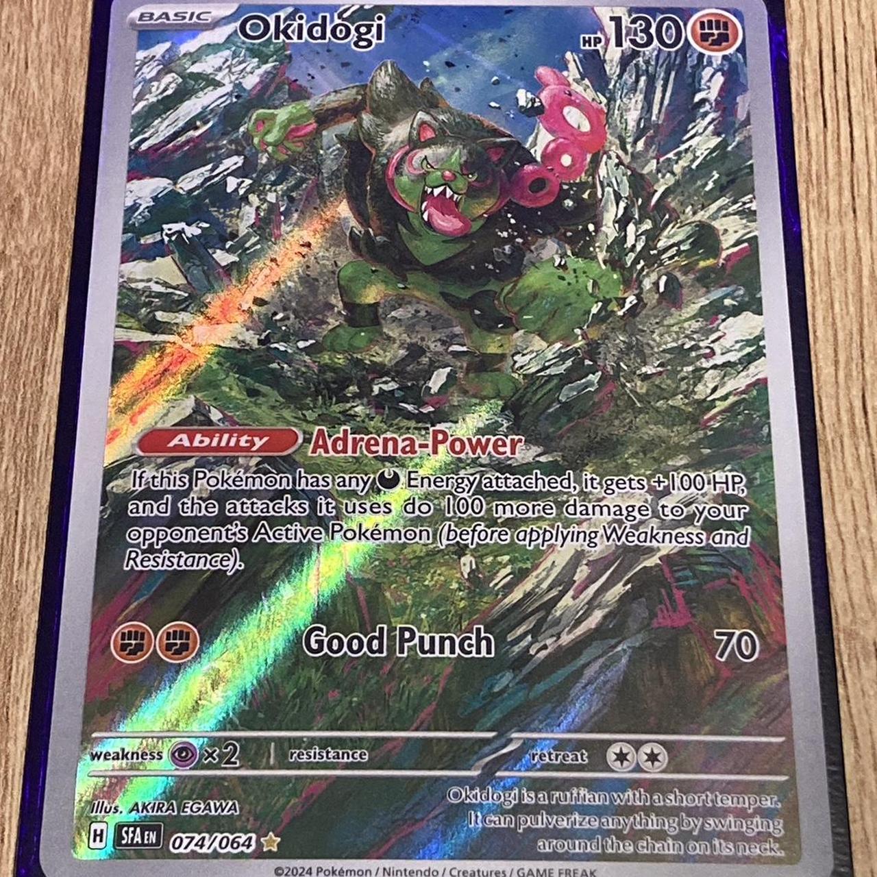 Okidogi full art pokemon card READ SHOP... - Depop