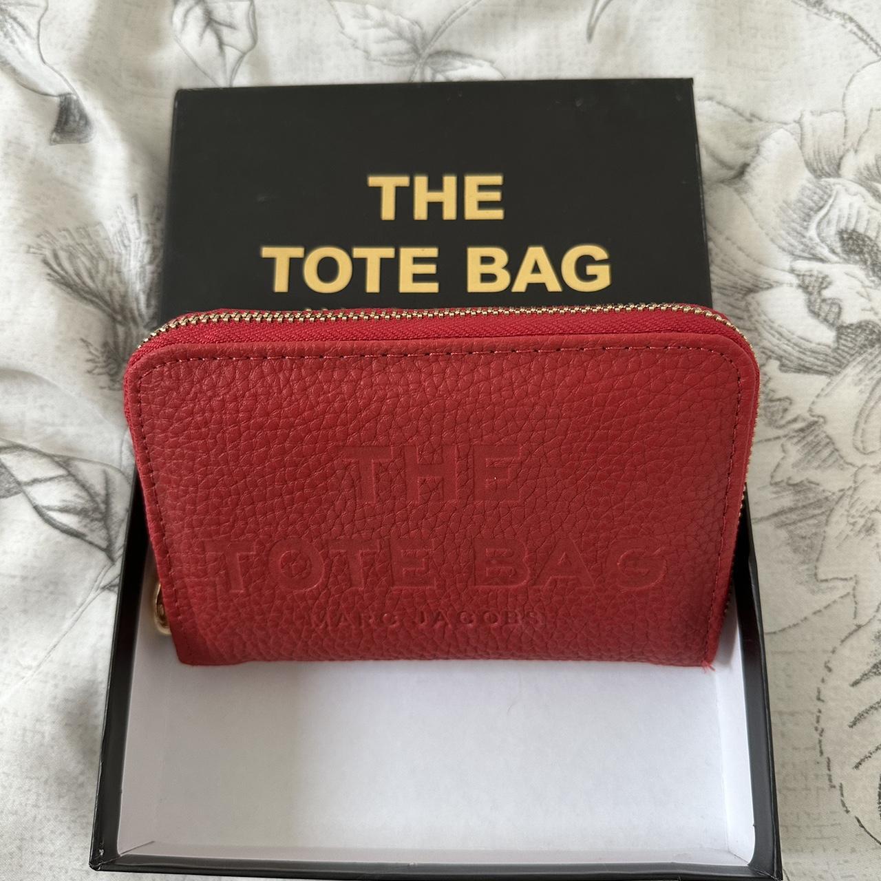 Ladies red zip wallet. Brand new in box | Depop