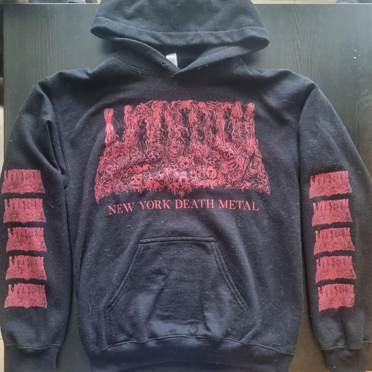 Undeath head splattered in seven ways band... - Depop