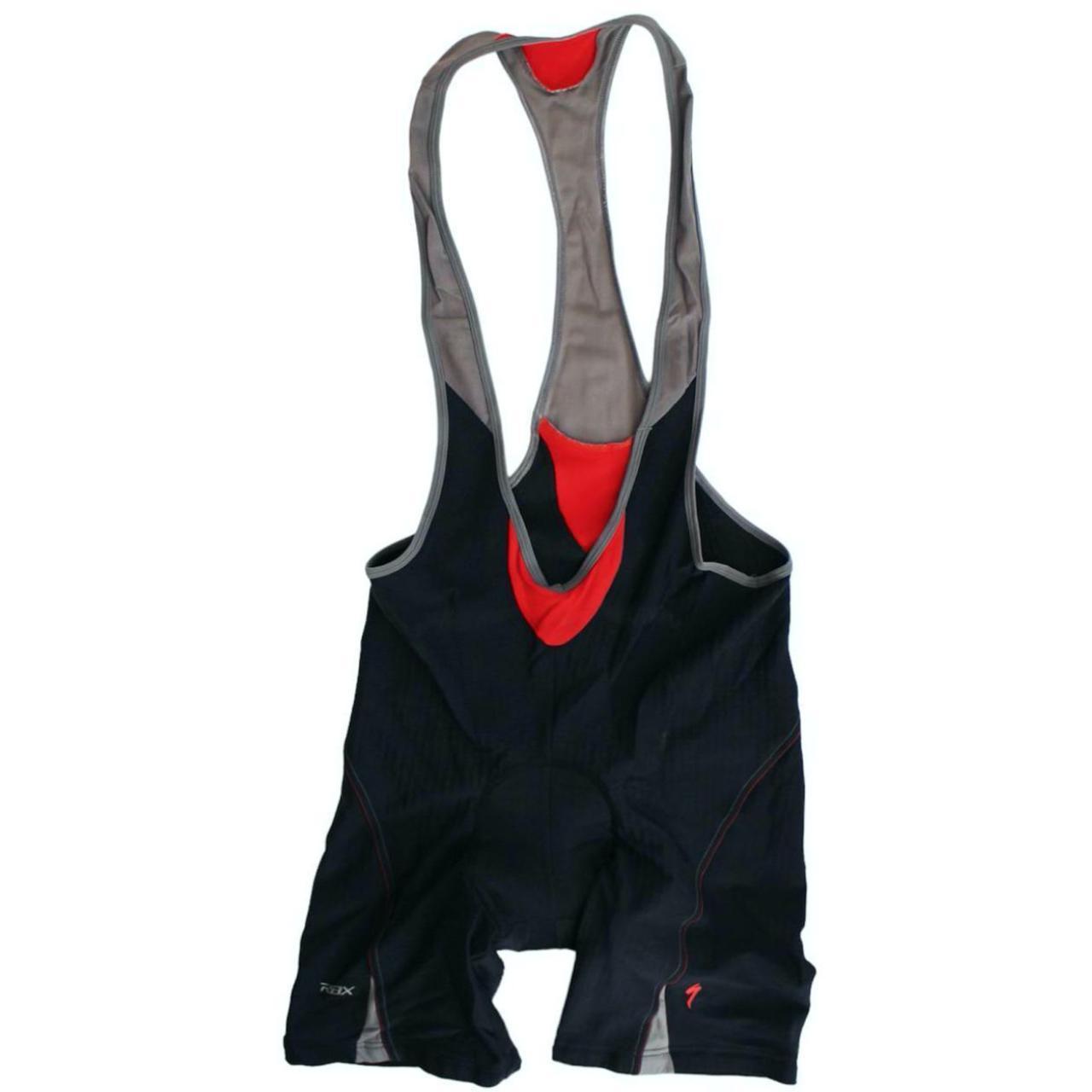 Black & Red Bike Cycling Bib Shorts. Size Large.... - Depop