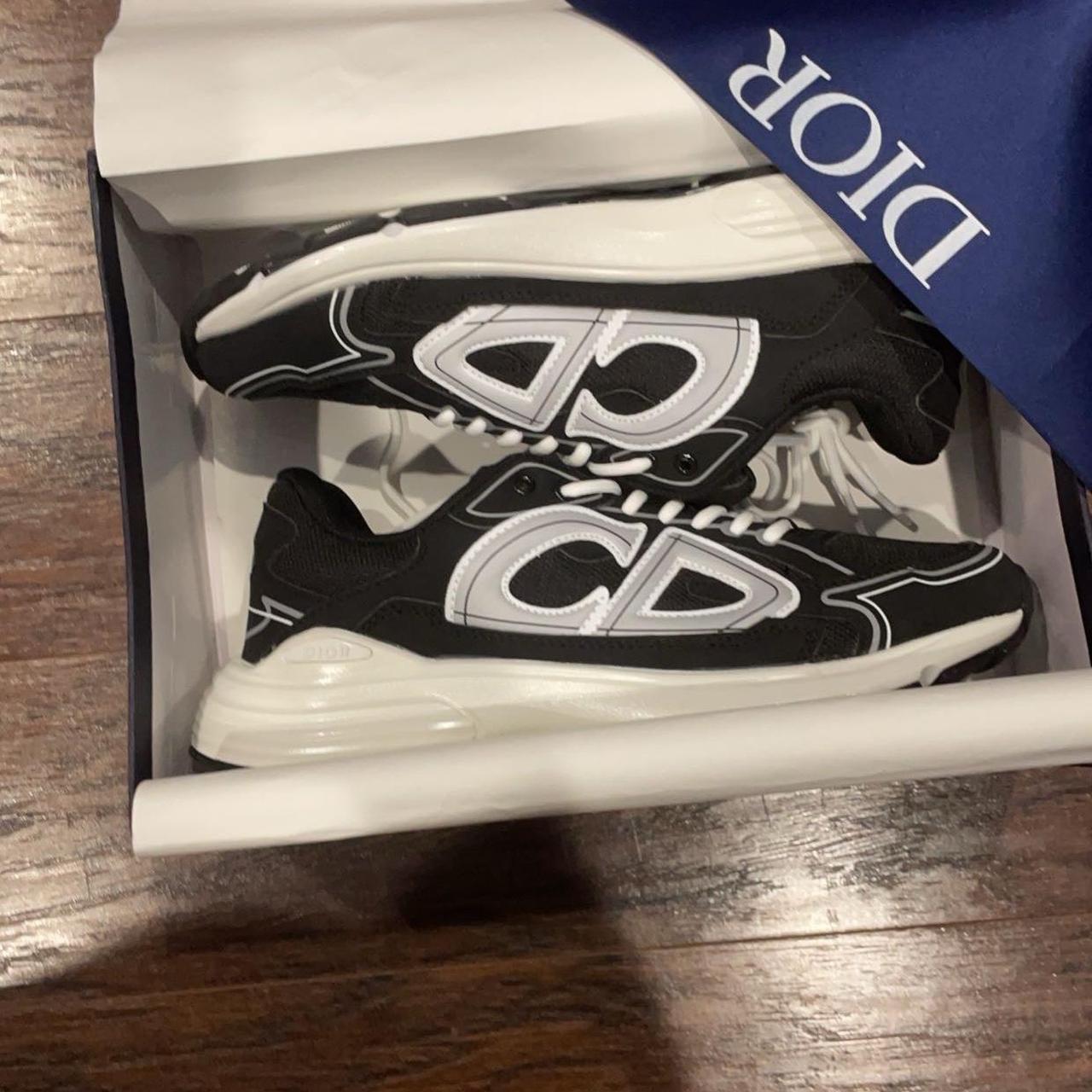 Dior B30s Black and white size 10 US , comes with... - Depop