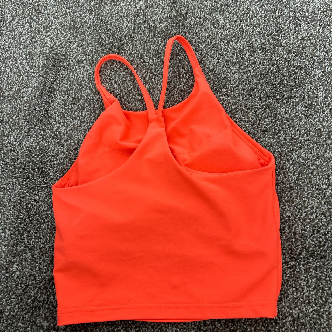 Orange tank #activewear | Depop