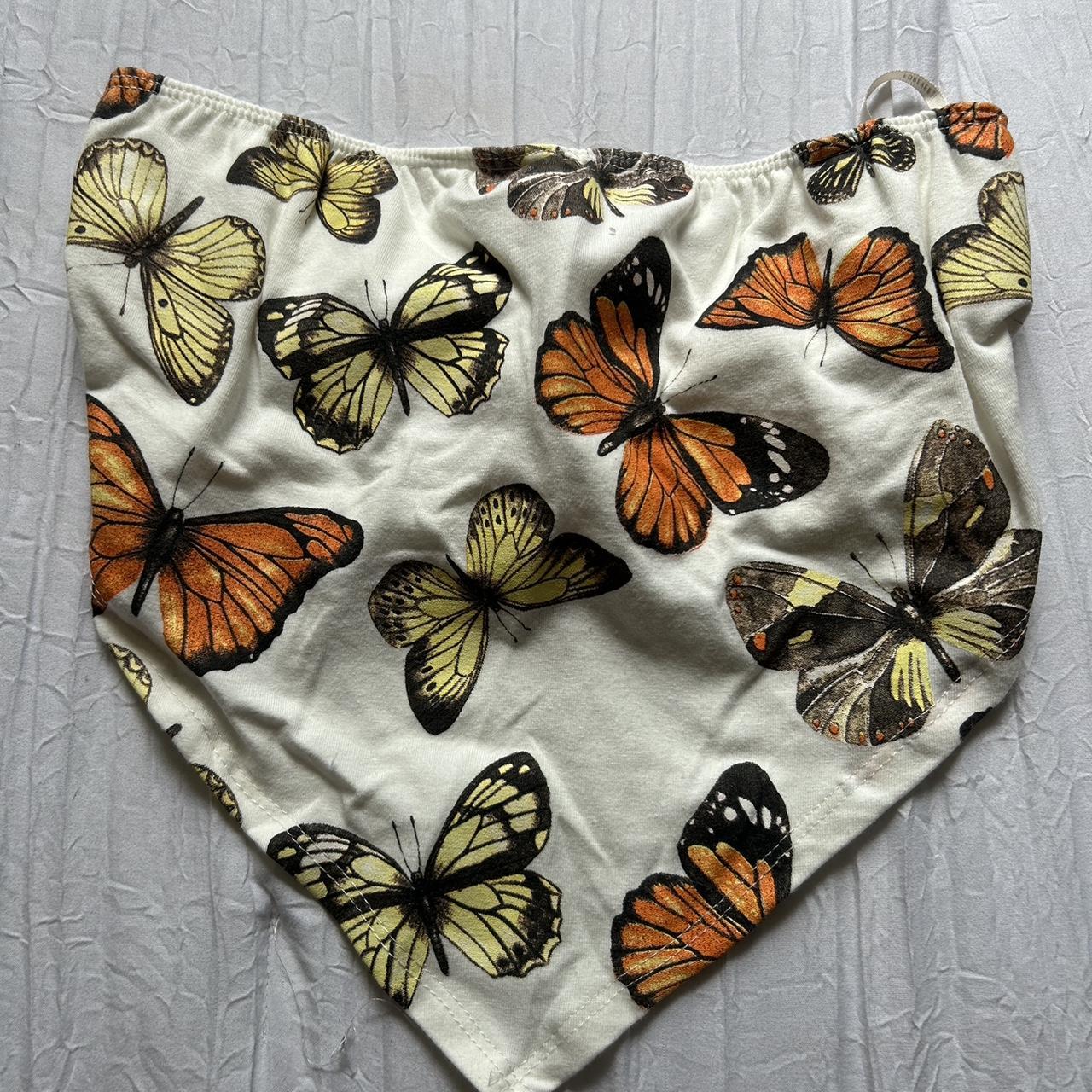 Butterfly tube top - Depop