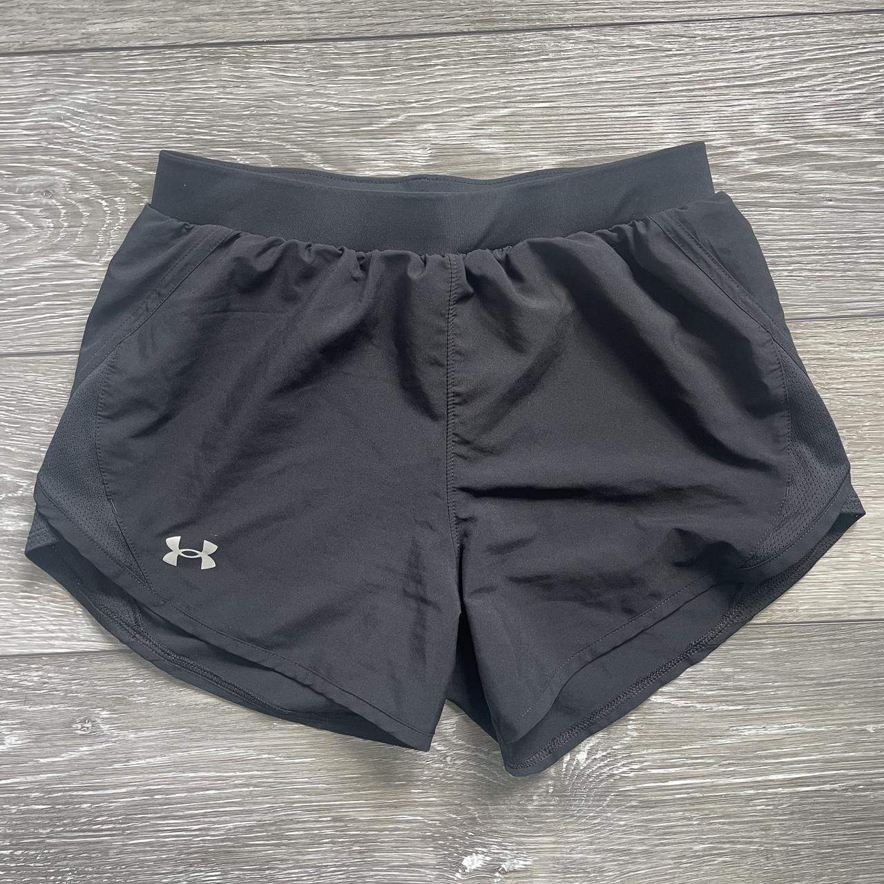 black under armour athletic shorts fits xs-s 2... - Depop