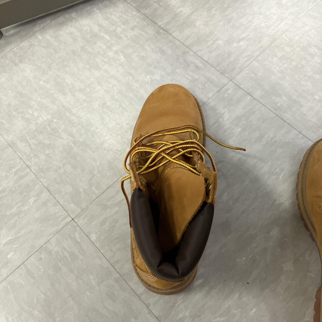 Men’s 6.5 timbs No insole Modified horse technique... - Depop