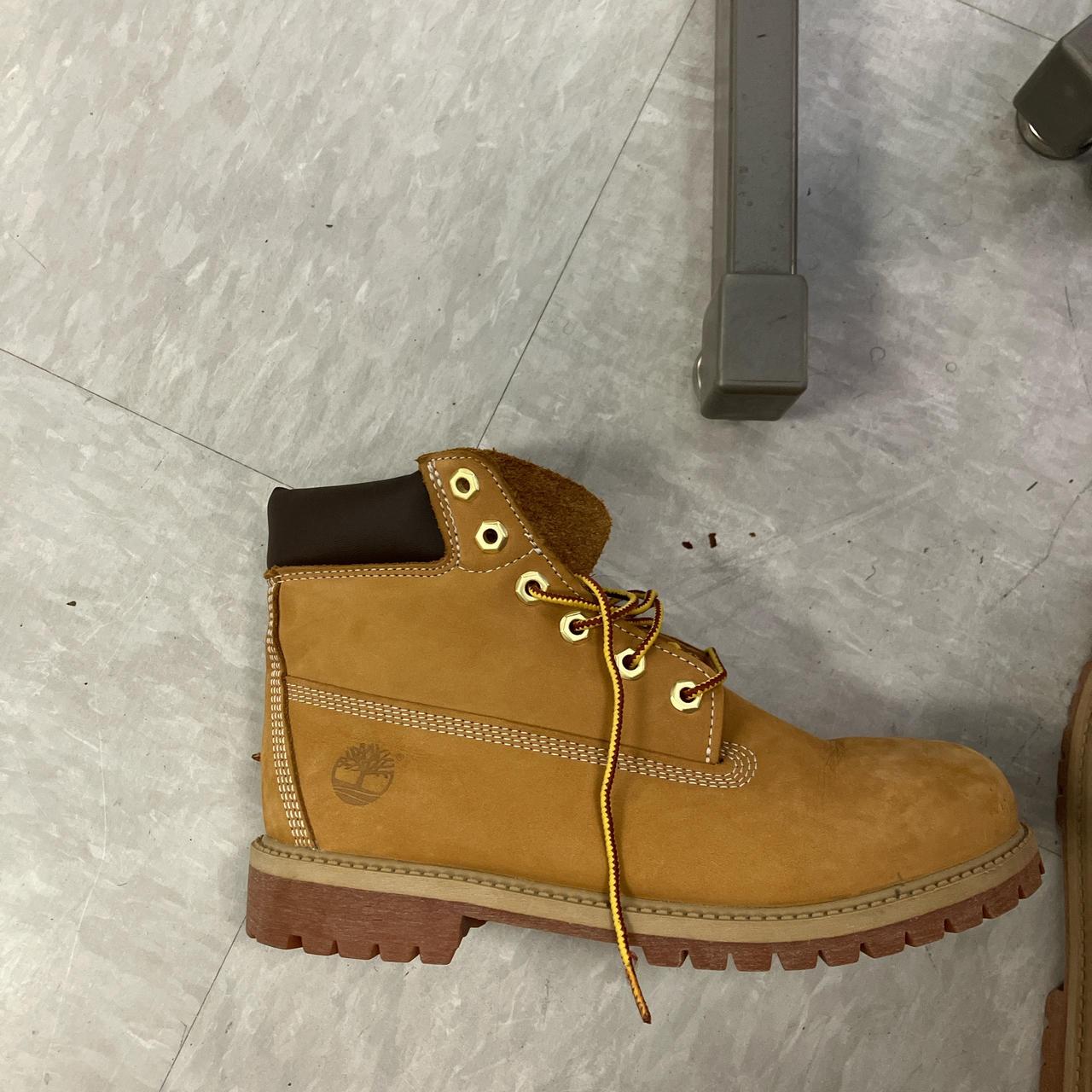 Men’s 6.5 timbs No insole Modified horse technique... - Depop