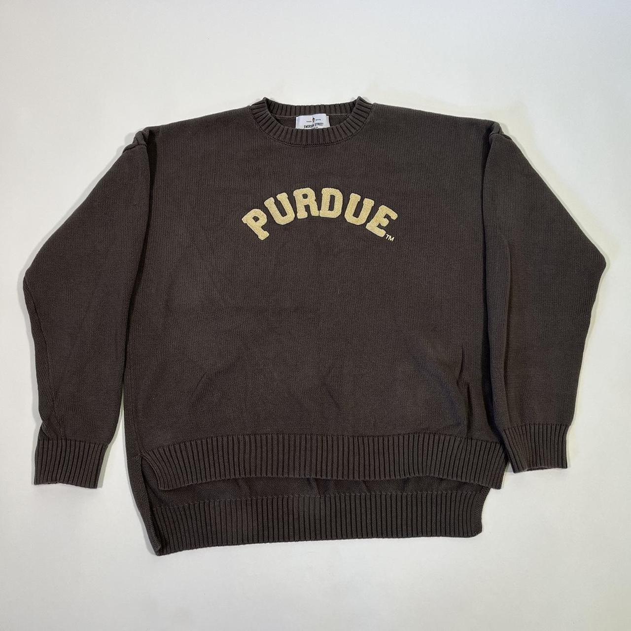Knitted Women’s Purdue Sweater. Used in great... - Depop