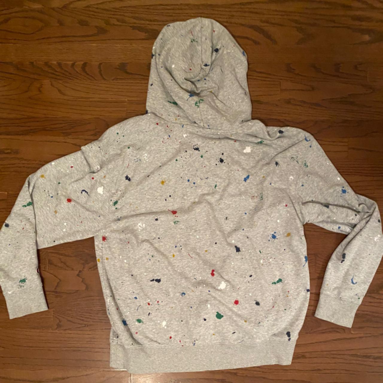 Champion Half Zip Up Hoodie No Flaws Drippy Asf - Depop