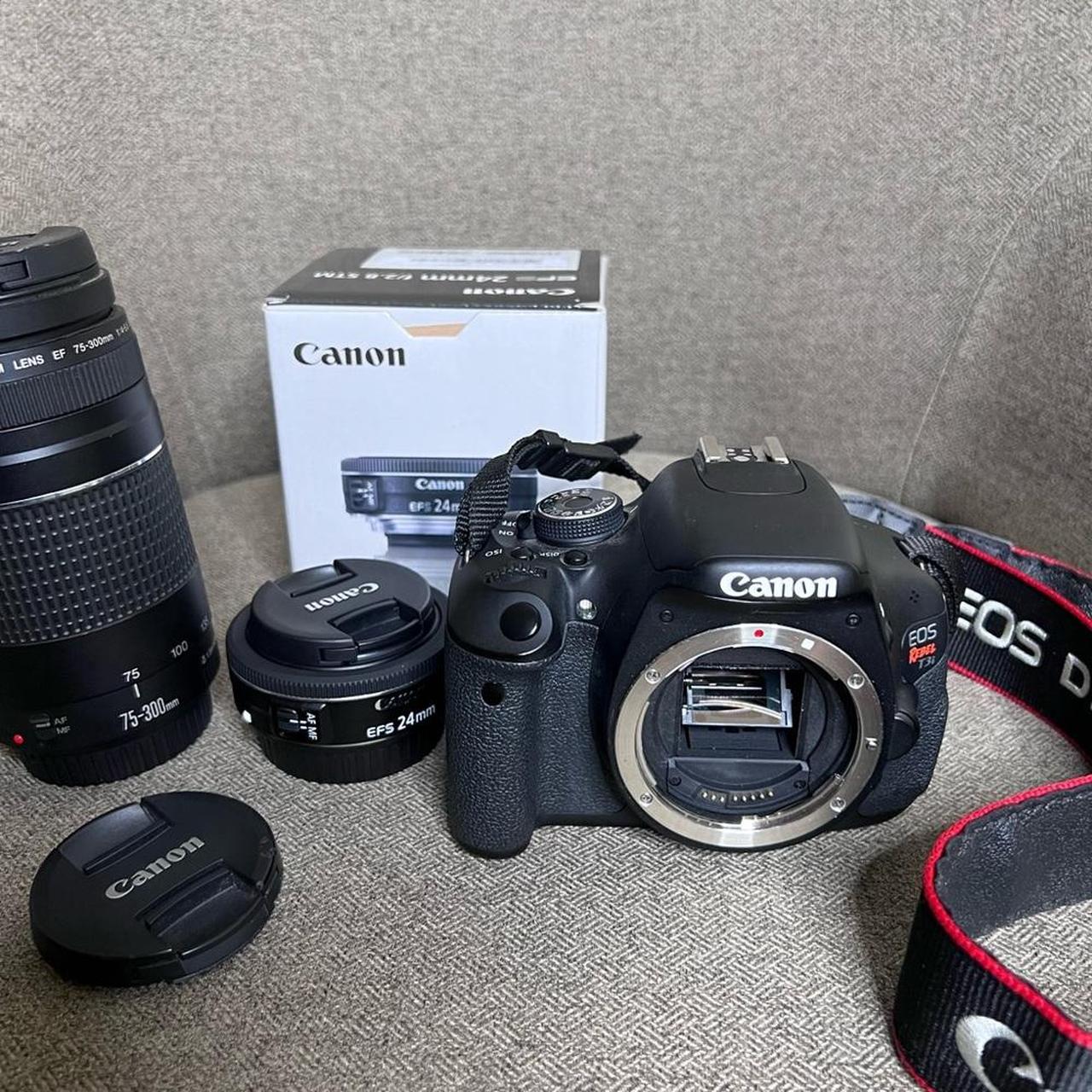 Canon Rebel T3i Bundle w/ 2 lenses Used. Almost... - Depop