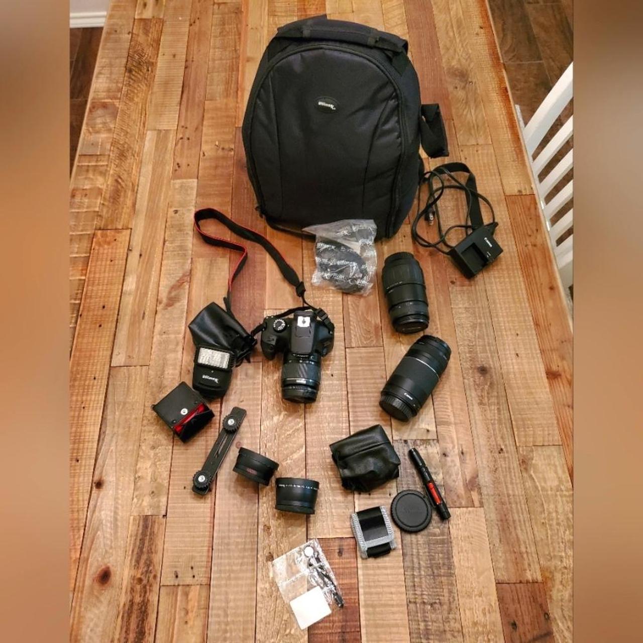 Canon EOS 4000 DSLR Camera Bundle Awesome Deal!!... - Depop
