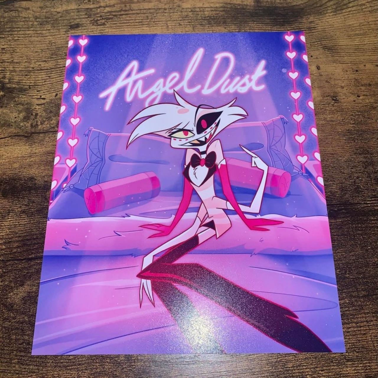 Hazbin Hotel Angel Dust Poster Elevate your home... - Depop