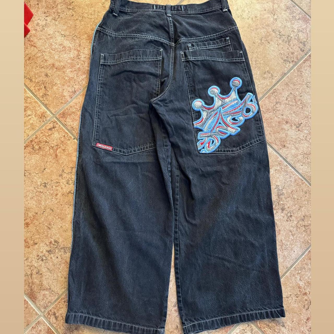 JNCO BIG CROWN JEANS 36X32 (34w) VERY CLEAN... - Depop