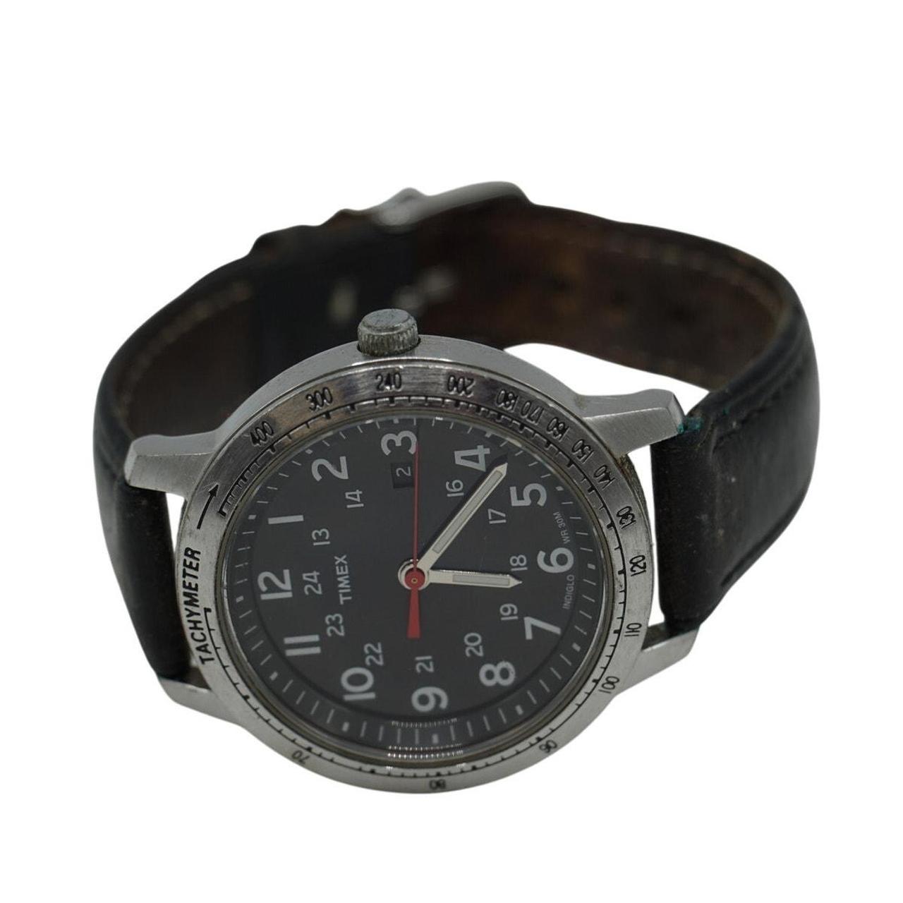 Timex Weekender Watch Leather Band Analog Quartz New... | Depop