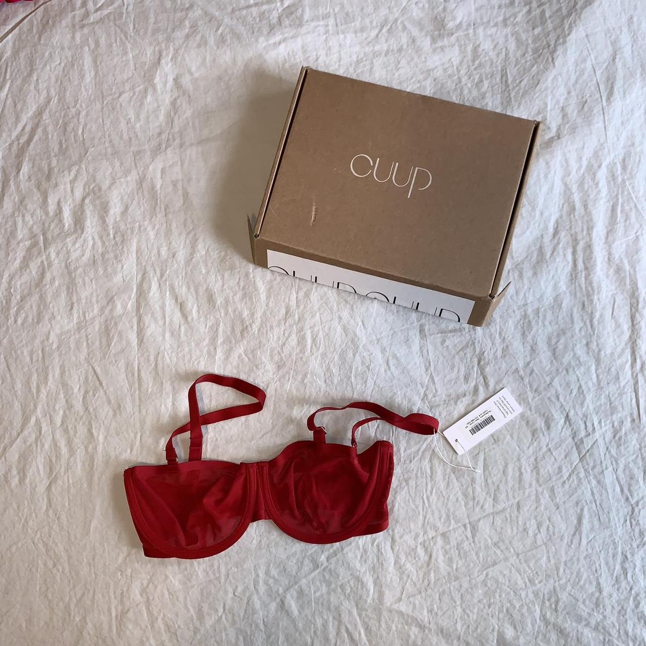 NWT CUUP The Balconette mesh bra in the color... - Depop