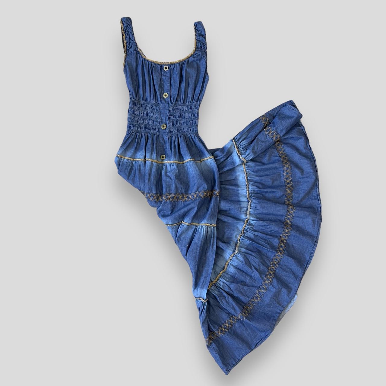 Coastal cowgirl maxi dress Super flowy By... - Depop