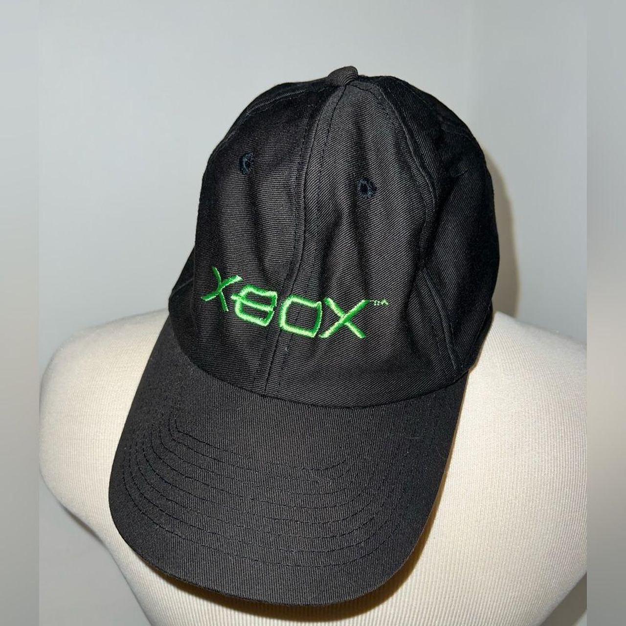 XBOX HAT 2000s era Neon green & black One... | Depop