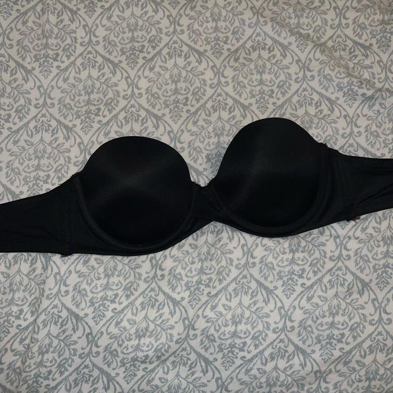 Maidenform strapless bra push up bra black size 34A | Depop