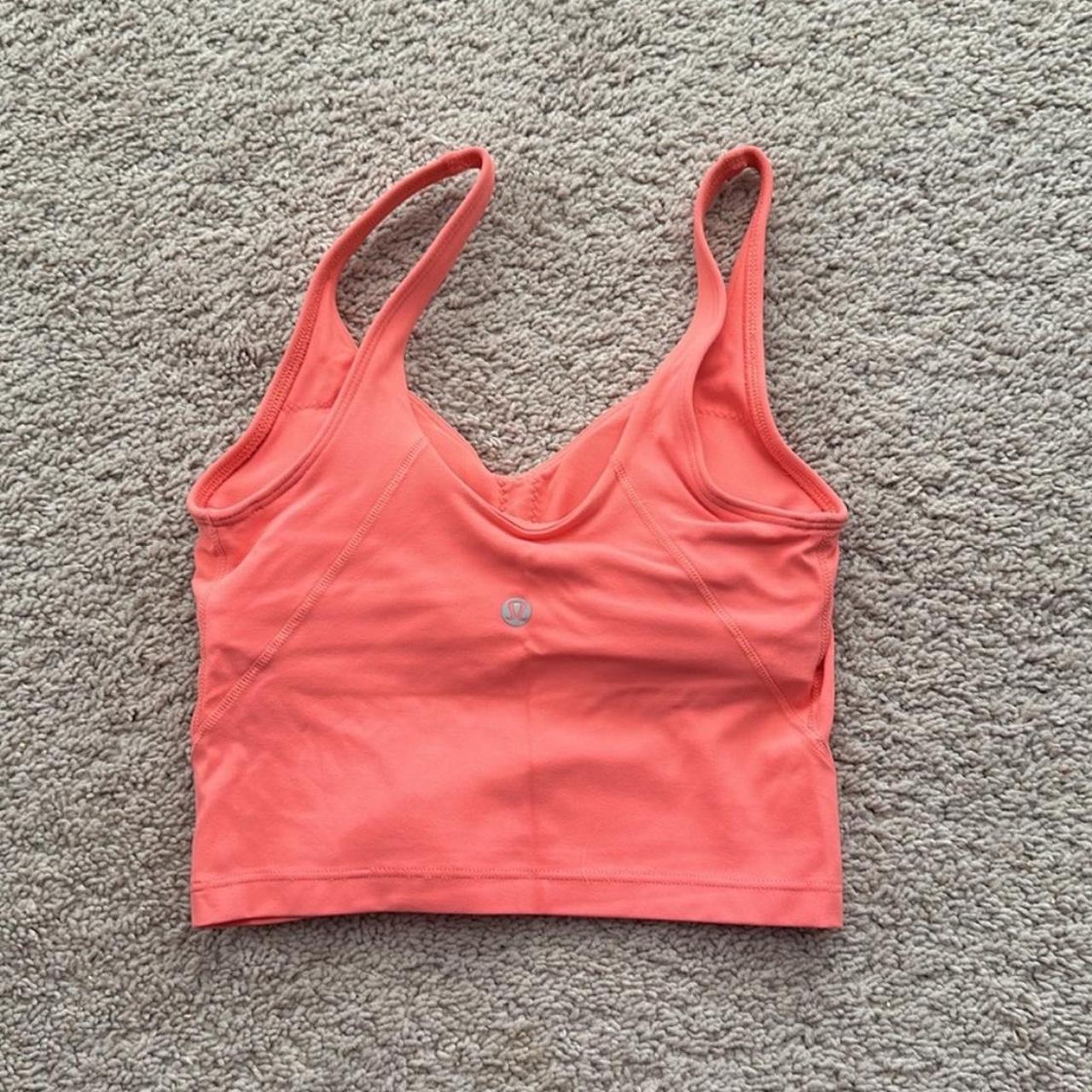 lululemon coral align tank size 2 | Depop