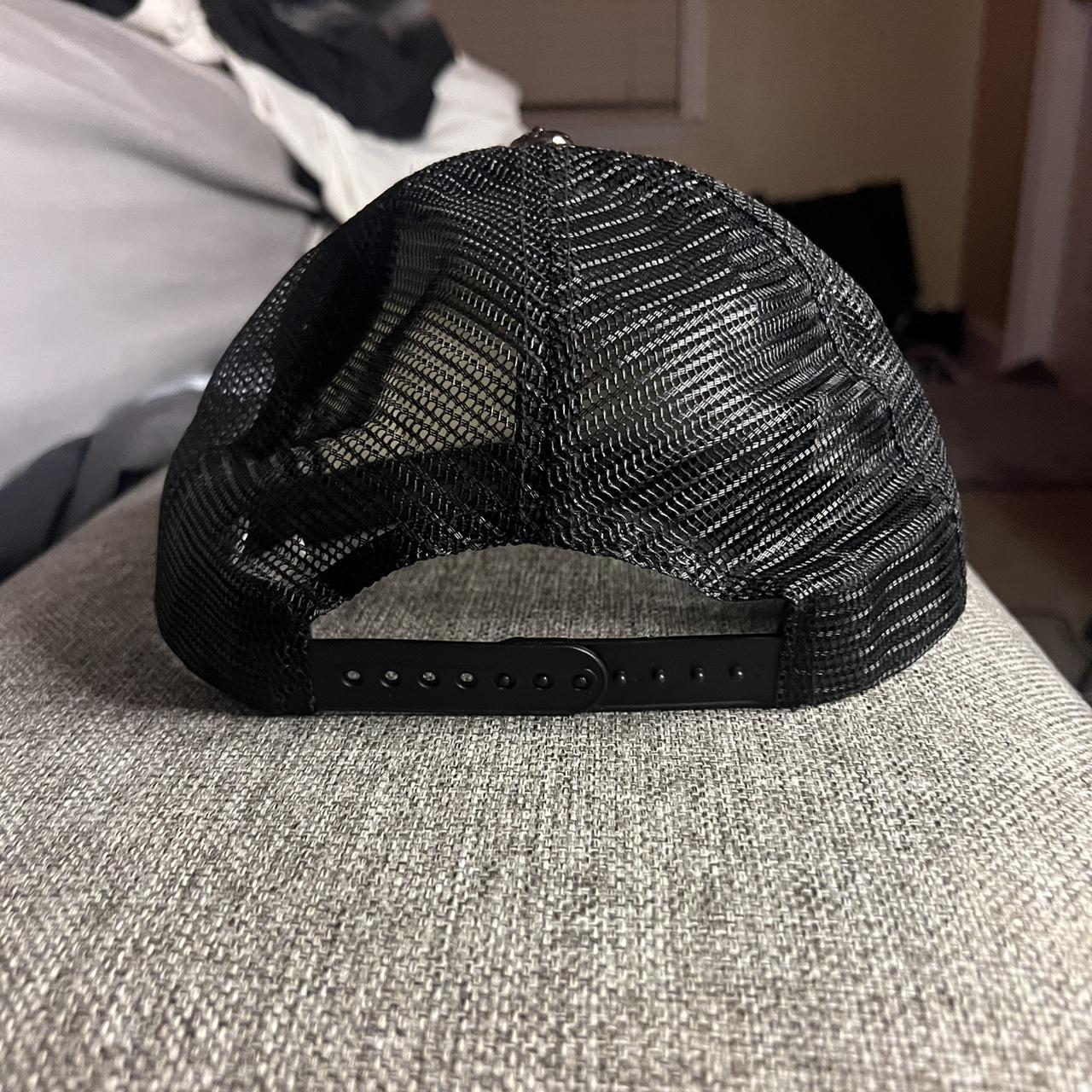 Black Chrome Hearts Hat - Depop