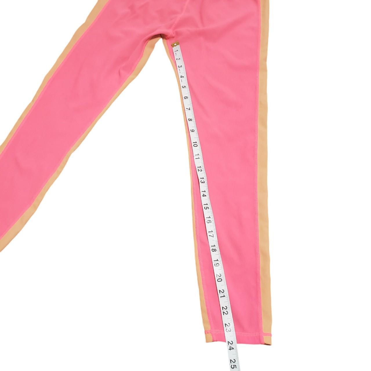 Wilo The Label Ribbed Neon Pink Leggings *75% nylon... | Depop