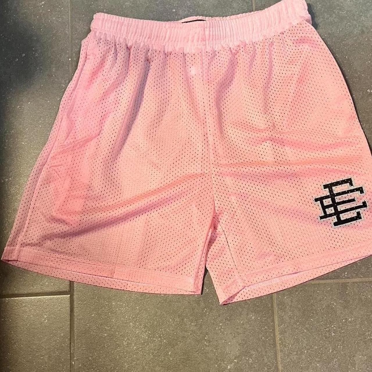 Pink eric emanuel shorts (Never worn) - Depop