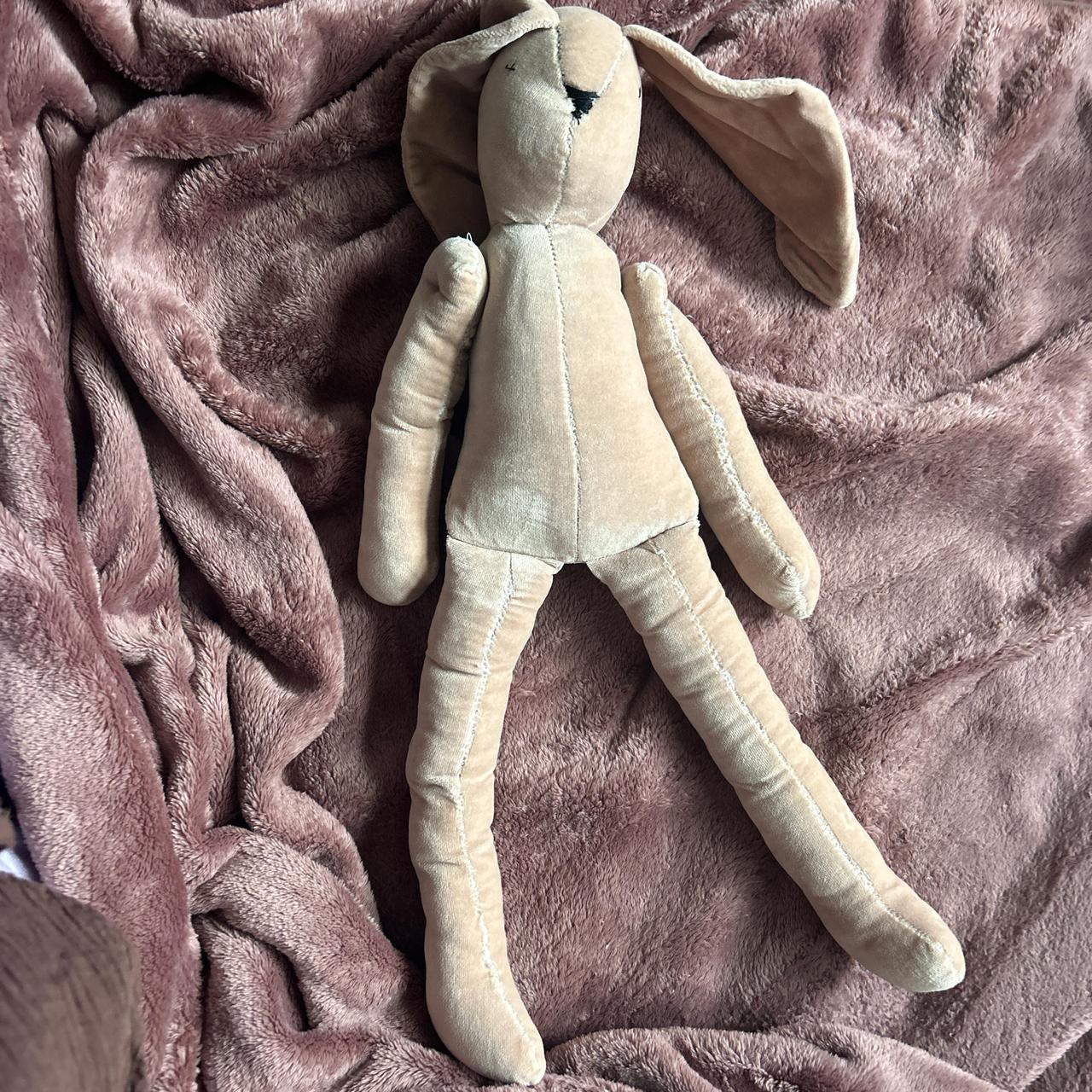 rabbit plushie with fully functional rotating arms.... - Depop