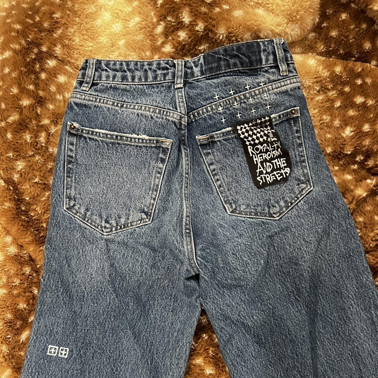 Ksubi straight leg jeans 4 buttons down High... - Depop