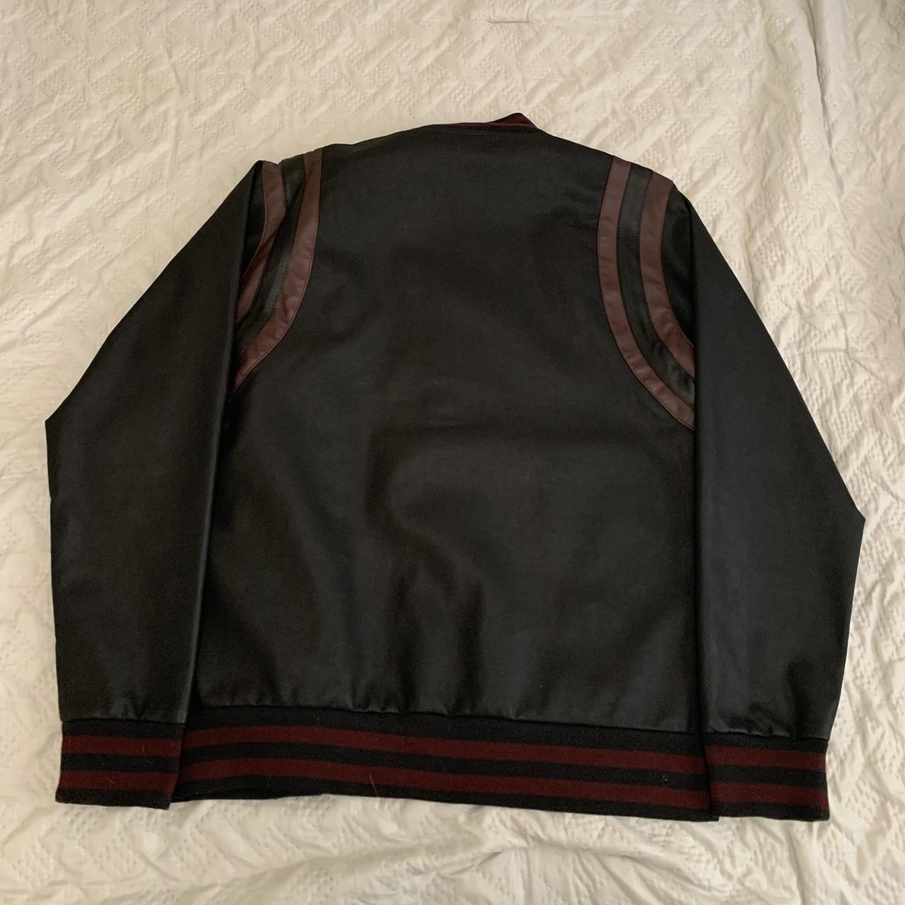 Ring of Fire Justice PU Varsity Jacket. Brand new... - Depop