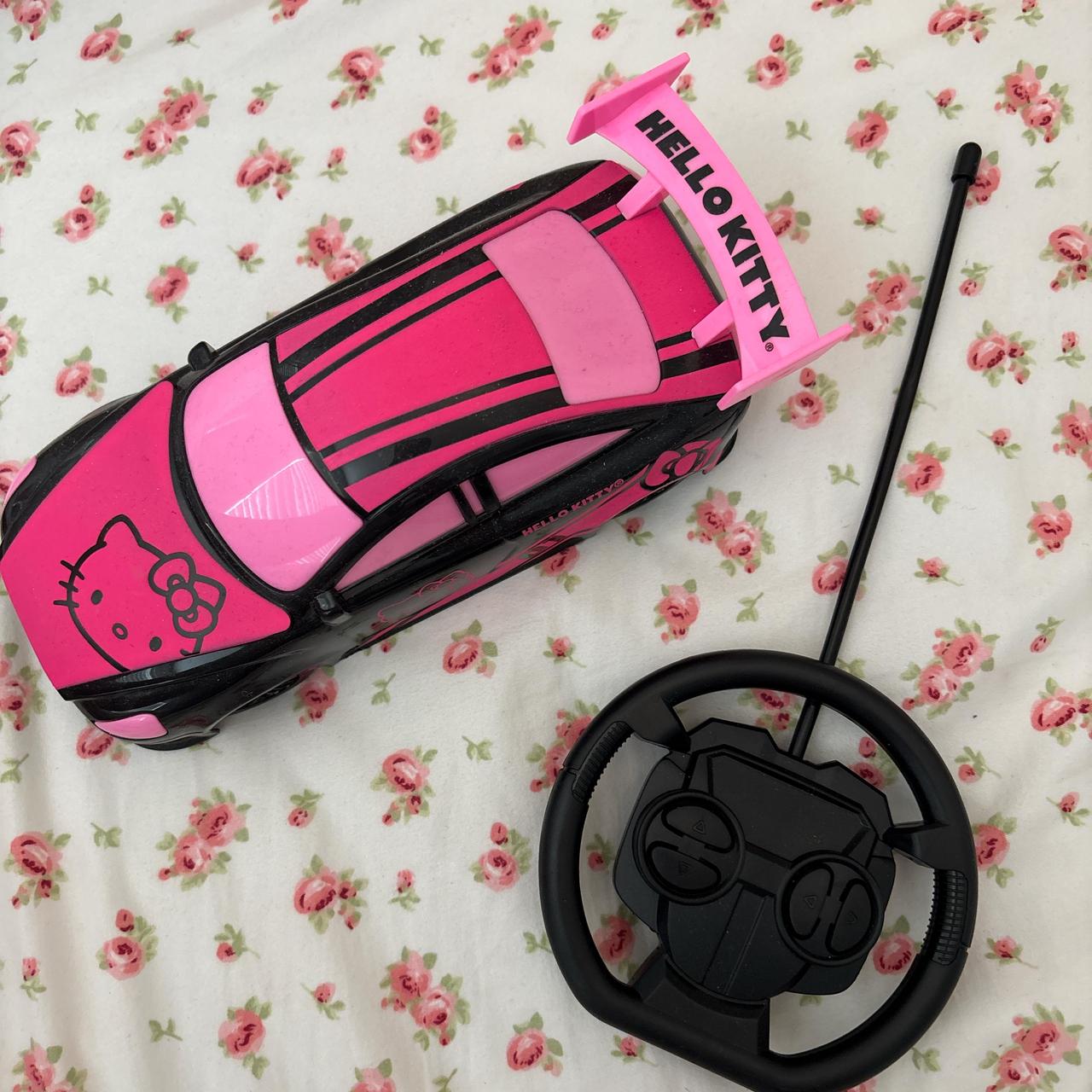 adorable hello kitty remote control car in pink and... | Depop