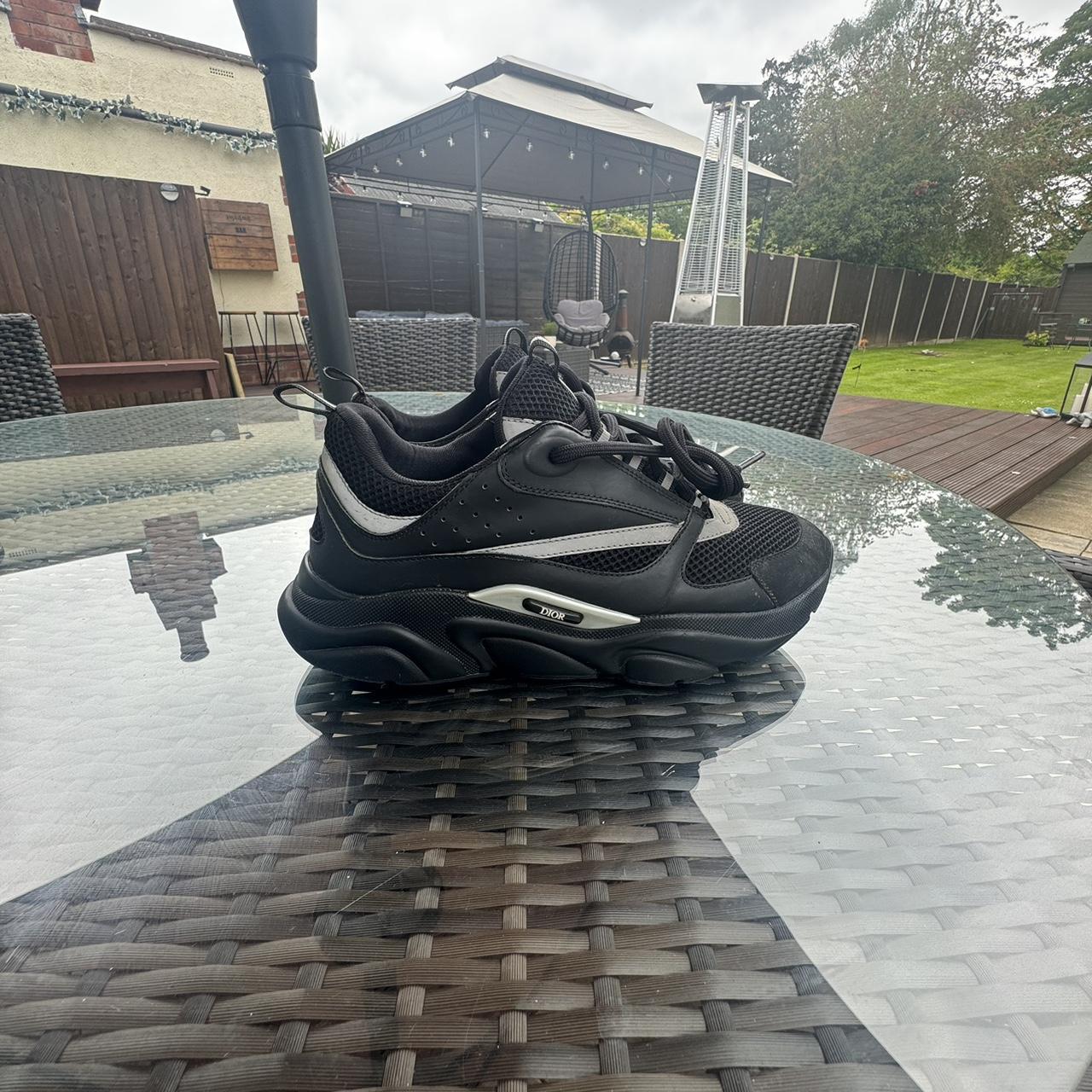 Authentic all black Dior b22 comes with all box and... - Depop