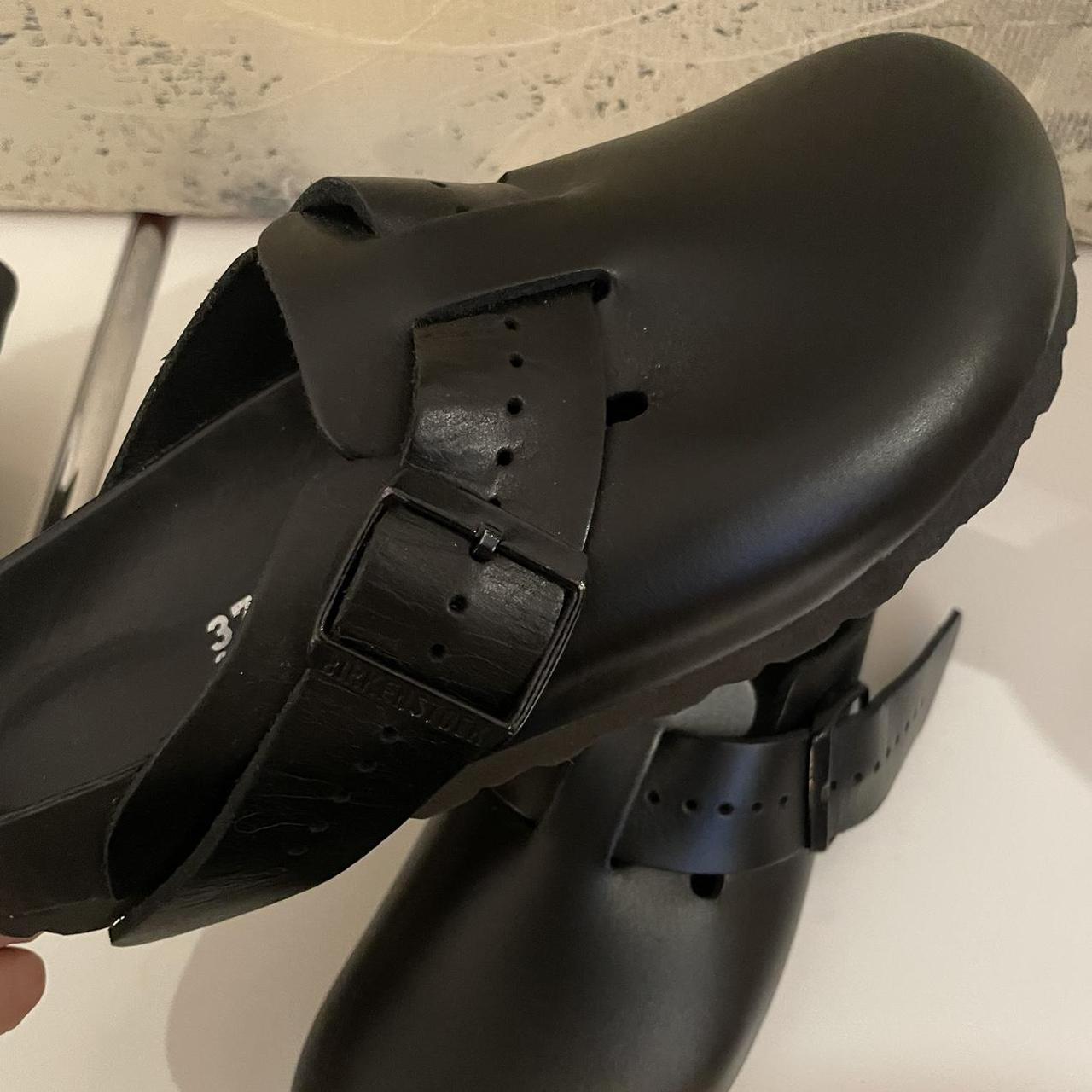 Rick Owens x Birkenstock leather boston clog. only... - Depop