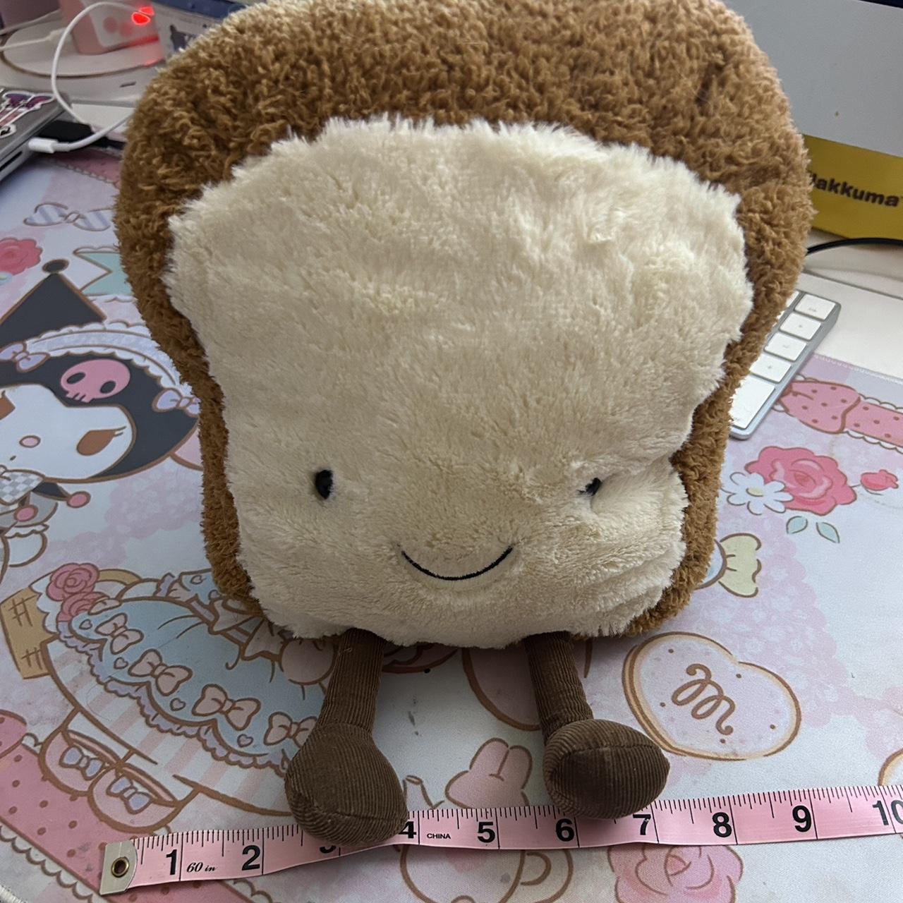 Toast Jellycat plush. Cute little smile, soft.... - Depop