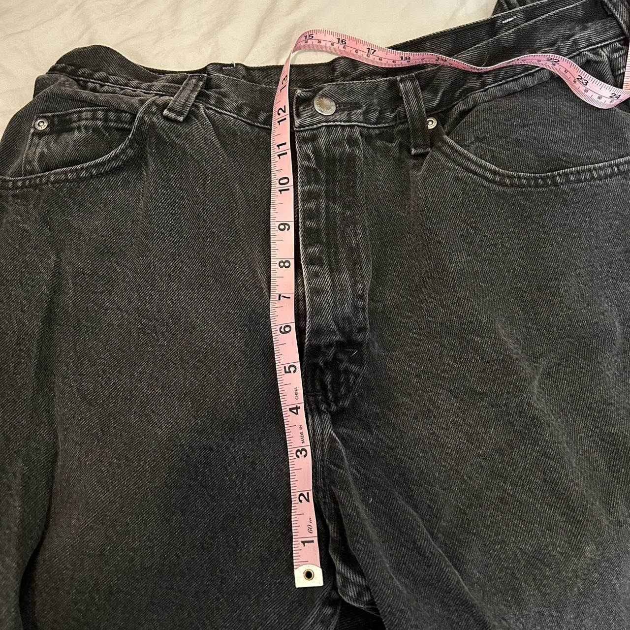 Black stone wash Wrangler jeans. sturdy, no stretch.... - Depop