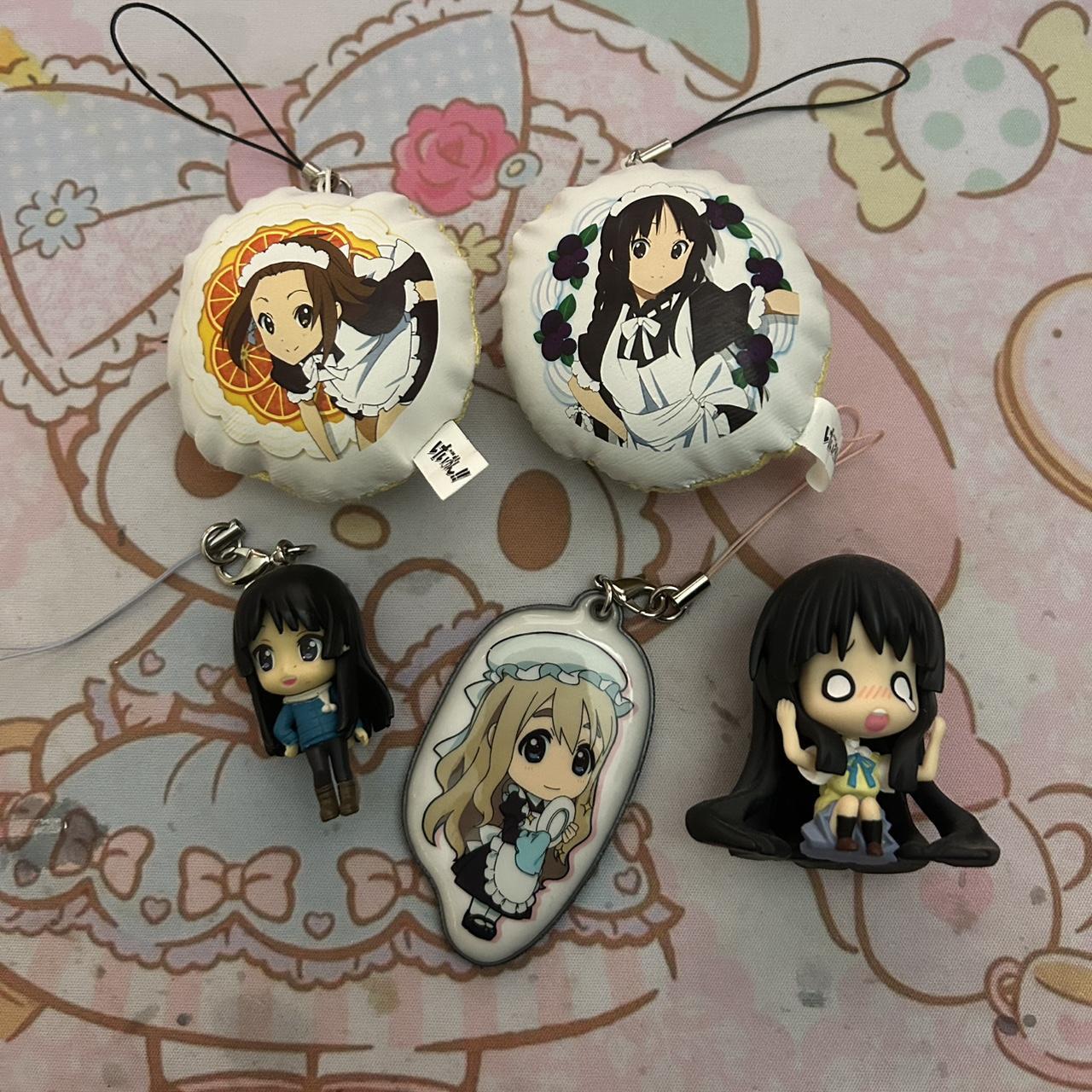 Rare K-On keychain bundle with added Mio mini... | Depop