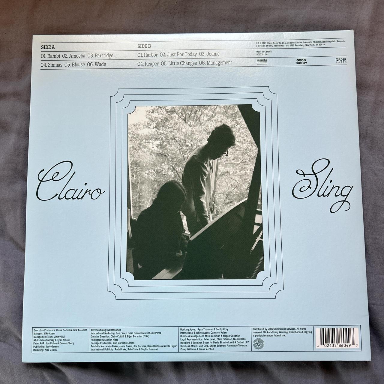 12” Clairo Sling vinyl record with booklet... - Depop