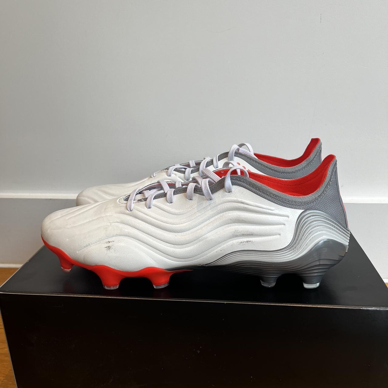 Adidas Copa fusion skin colour white/orange/grey... - Depop