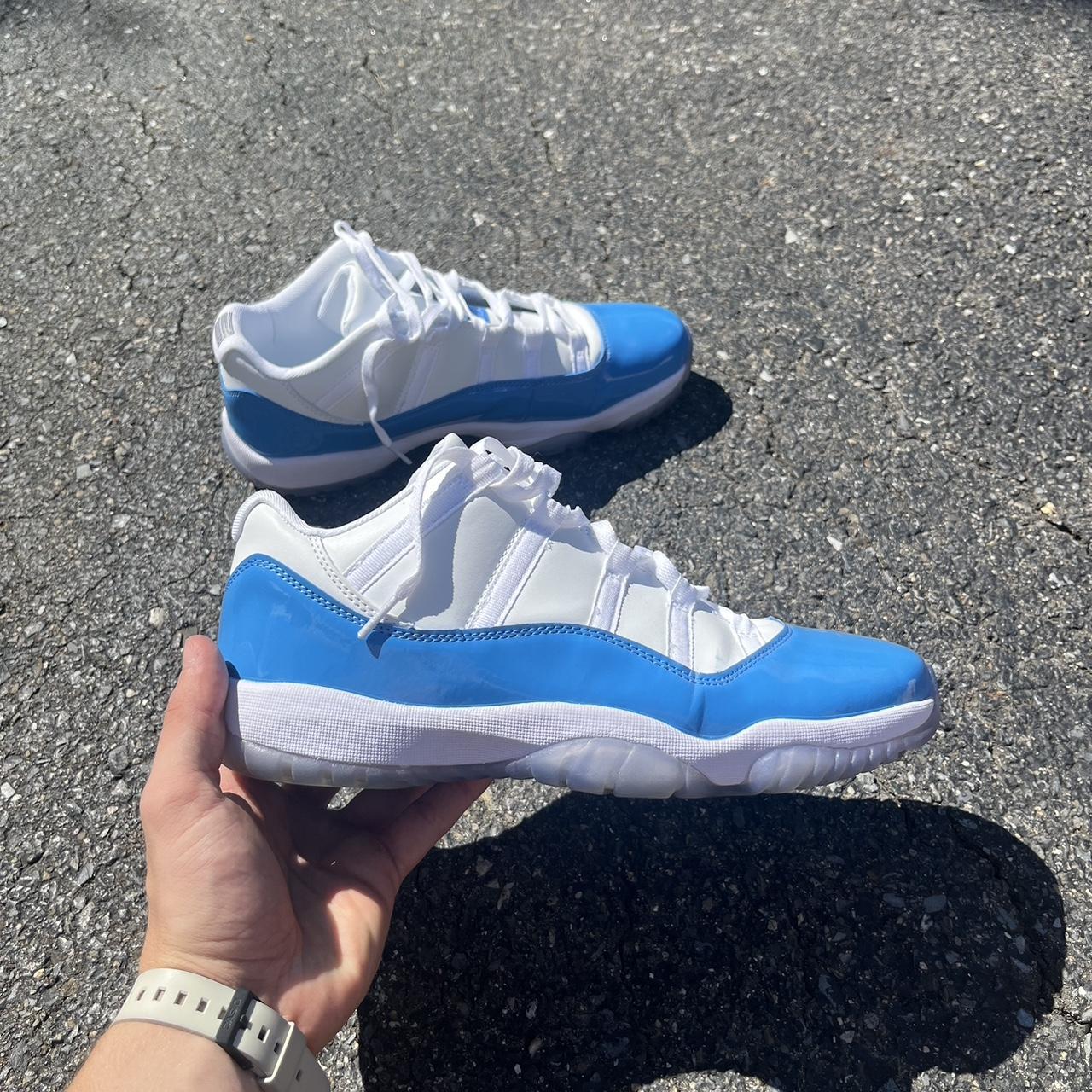 Jordan 11 UNC low size 11 *these are reps* -worn... - Depop
