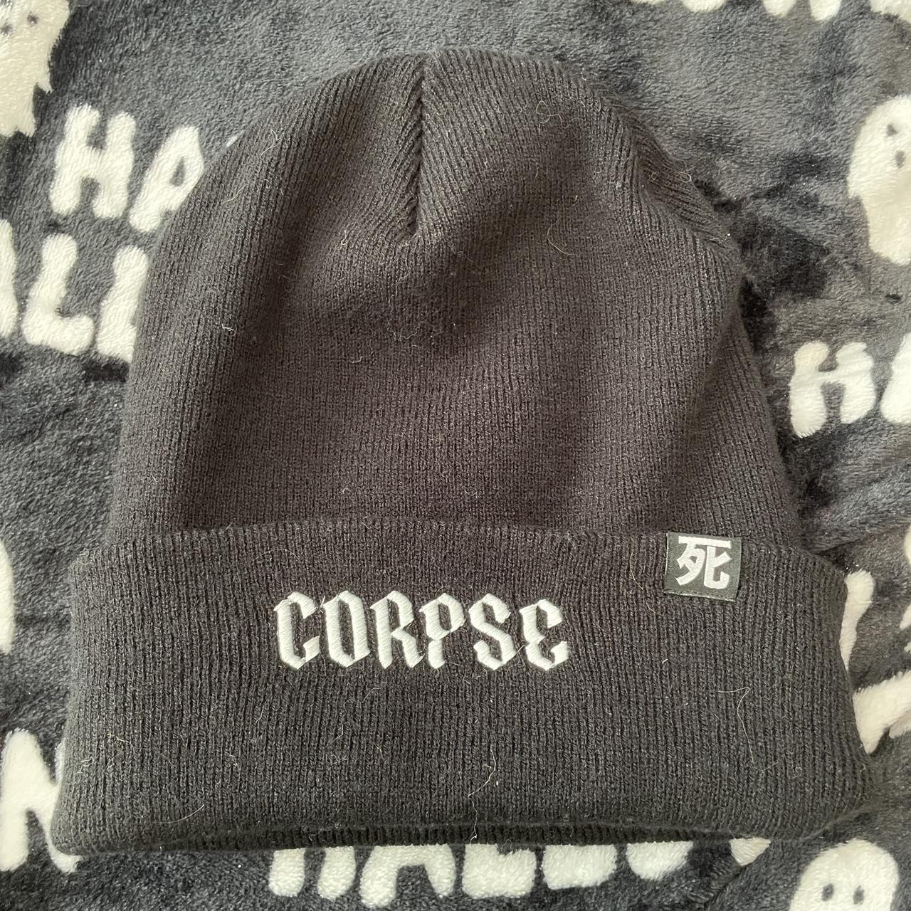 CORPSE HUSBAND beanie. Needs a lint roll but only... - Depop
