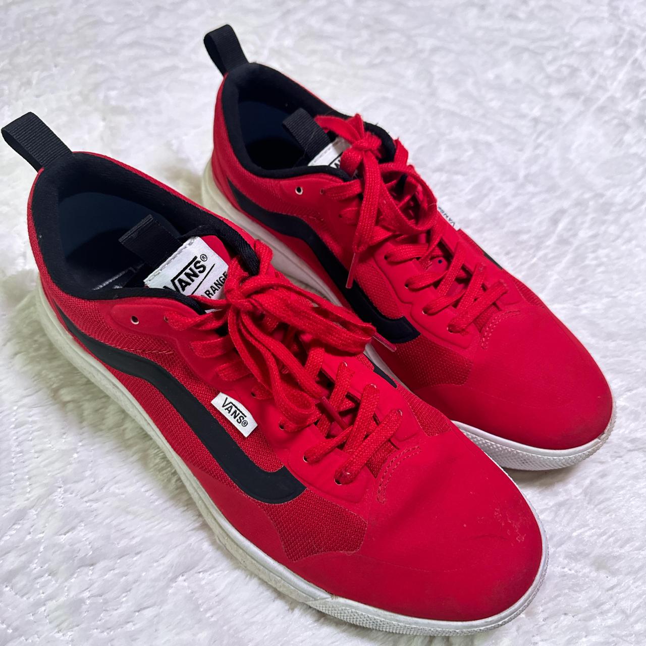 VANS UltraRange Exo, Mens US red/black/white #Vans - Depop