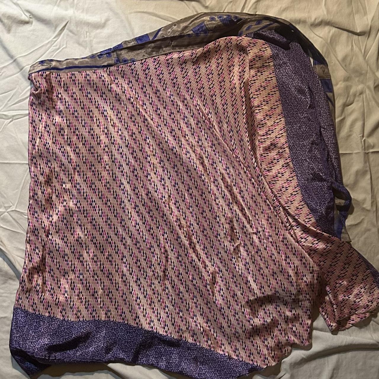 Worn 2 times Gorgeous reversible wrap skirt sizing... | Depop