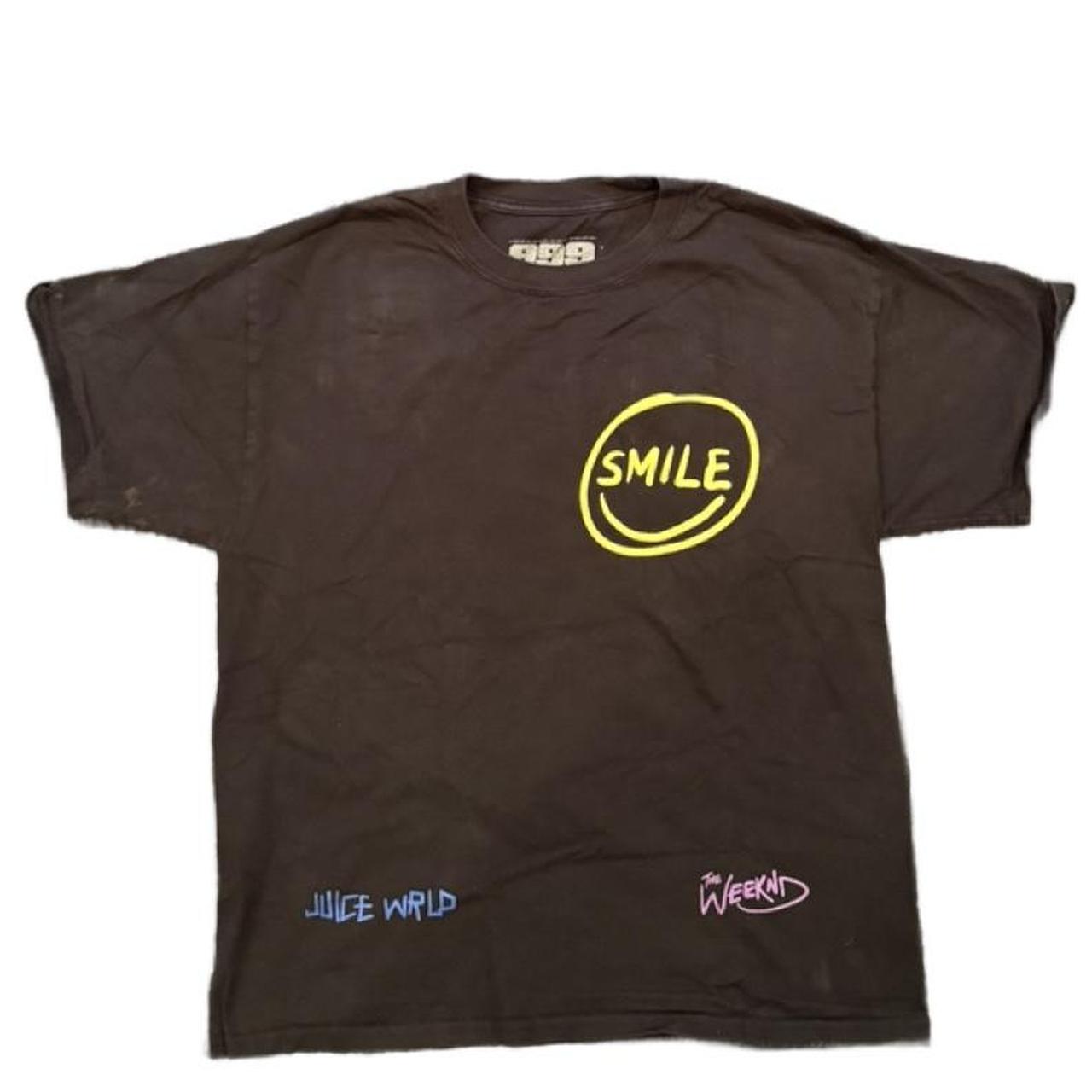 Juice Wrld Weeknd “Smile” Merch T-shirt. Preowned,... - Depop