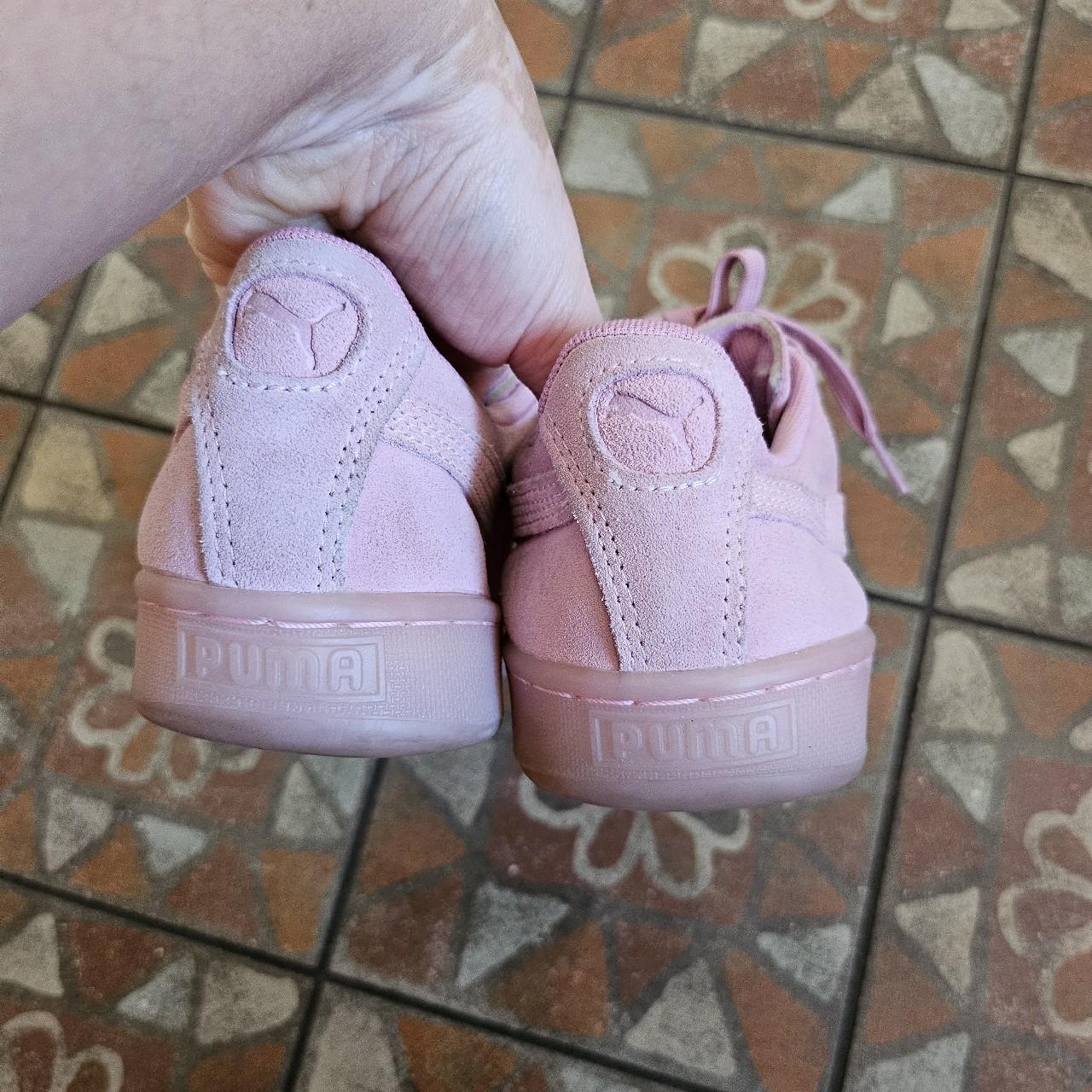 Puma Classic Suede Jelly Prism Pink Trainers Size 8... - Depop
