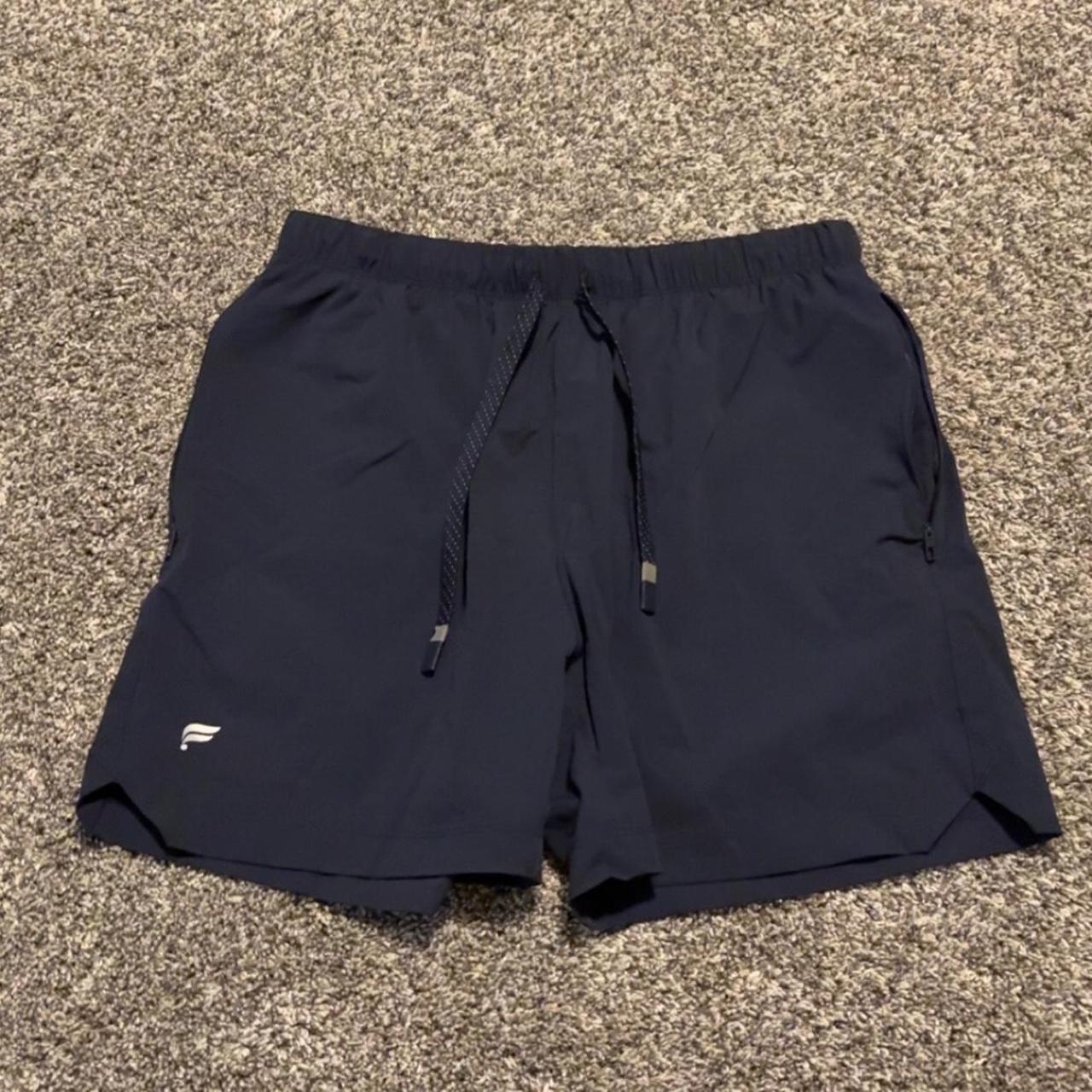 Navy fabletics shorts size men’s small no... | Depop
